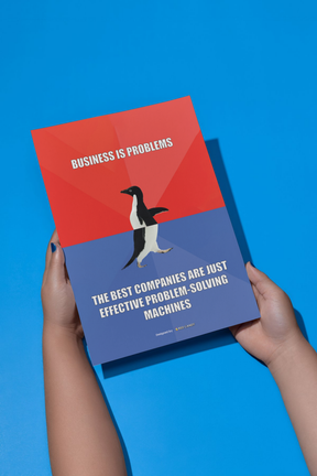 Problem Solving Penguin– Printable Poster – Red Candy