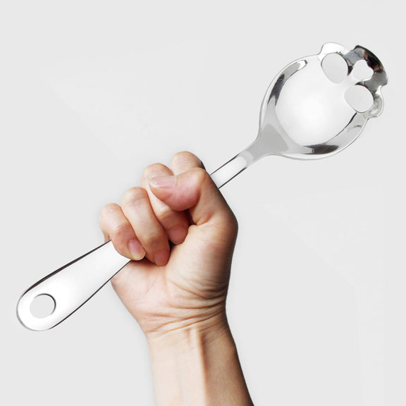 Skull Serving Spoon - Stainless Steel Gothic Utensil – Red Candy
