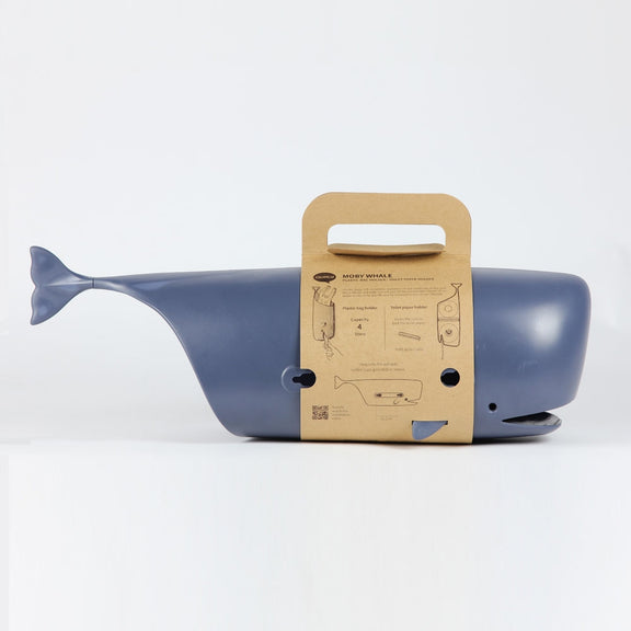 Moby Whale Toilet Paper Holder - Red Candy